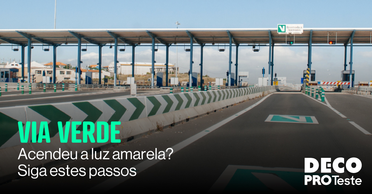 Identificador da Via Verde com luz amarela: o que fazer?